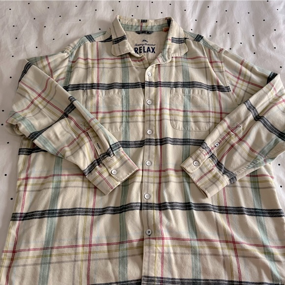 Tommy Bahama | Shirts | Tommy Bahama Mens Big And Tall Plaid Flannel ...
